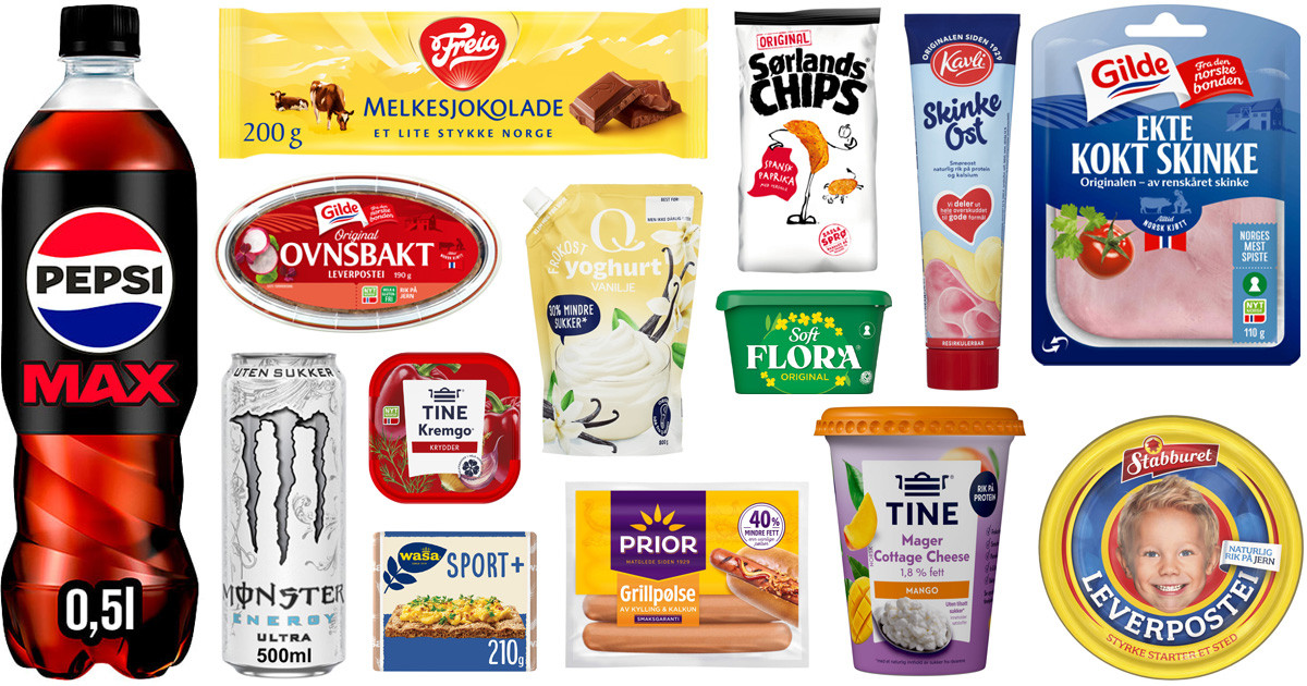 Liste med eksempler på ultraprosessert mat - Trygg Mat